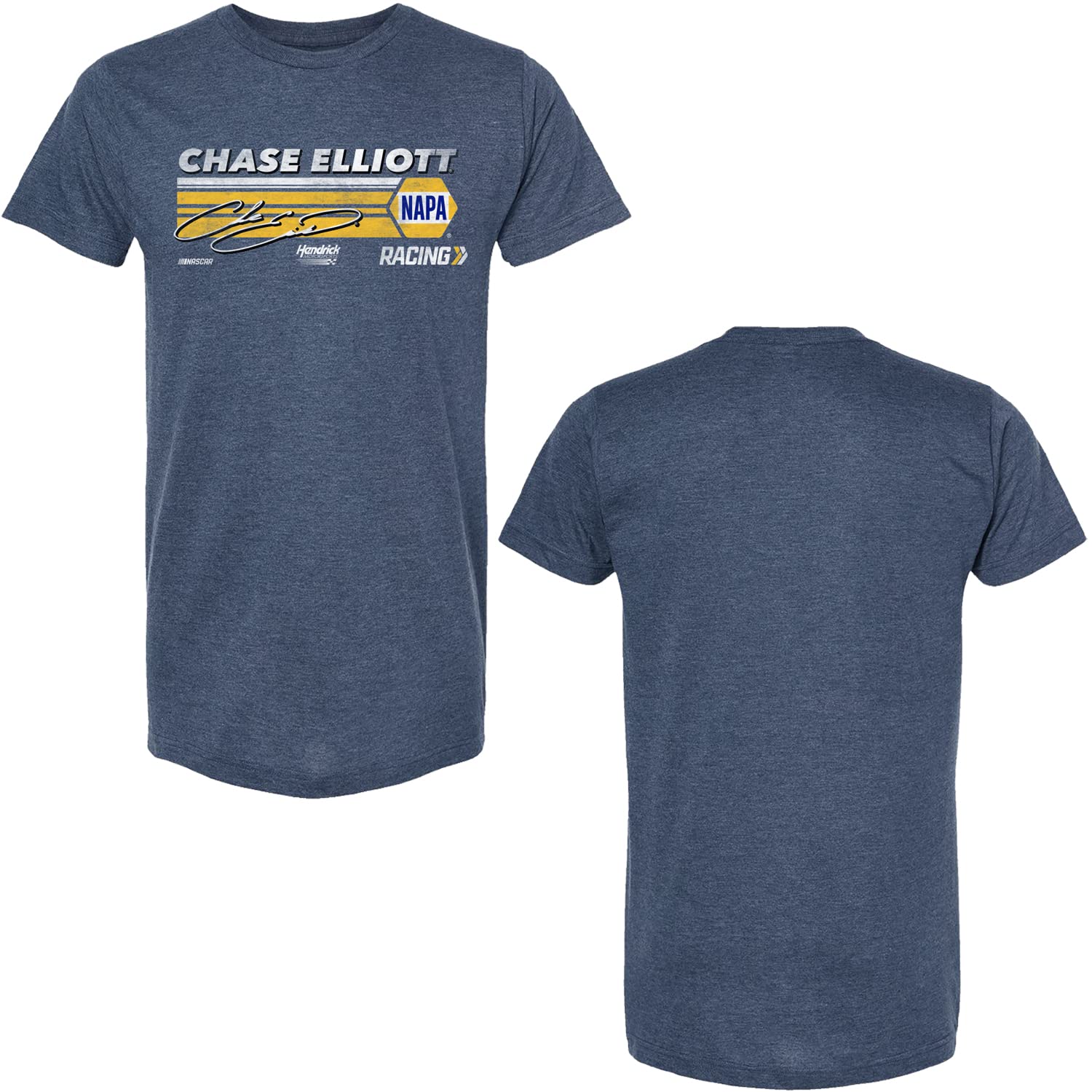 Chase Elliott 9 Vintage T-Shirt for Men - Distressed Retro Short Sleeve Automotive Racing Apparel 2XL