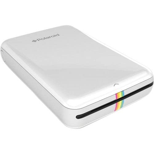 Zink Polaroid ZIP Wireless Mobile Photo Mini Printer (White) Compatible w/ iOS & Android, NFC & Bluetooth Devices