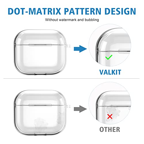 Valkit Compatible AirPods 3 Case + Valkit Compatible Airpods 3 Case and AirTags Case Cover Bundle