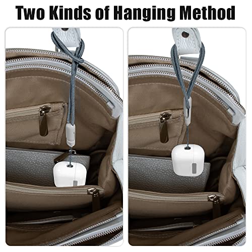 HiFan Lanyard Compatible for AirPods Pro 2, Anti-Drop & Anti-lost Lanyard, Adjustable Lanyard with Clip for AirPods Pro 2(Grey)