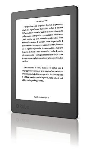 Kobo Aura - eBook reader - 4 GB - 6"(N236-KU-BK-K-EP)