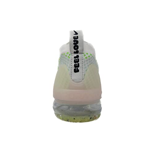 Nike Women's Air Vapormax 2021 Flyknit Shoes, White/White Pearl Pink-Sail, 7 M US