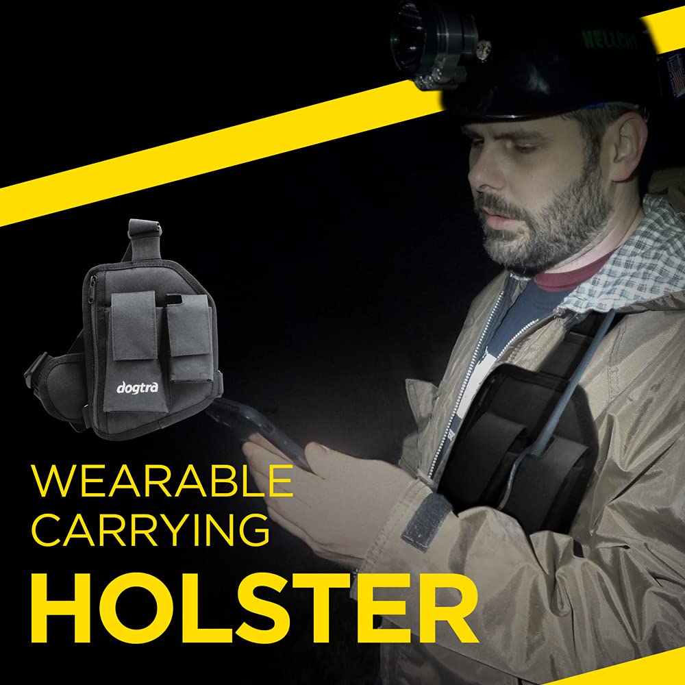 Dogtra Pathfinder SE GPS Tracking & Training E-Collar Special Edition LED Receiver 9-Mile 21-Dog Expandable Rechargeable Waterproof Compatible Smartphone Required with Wearable Carrying Holster