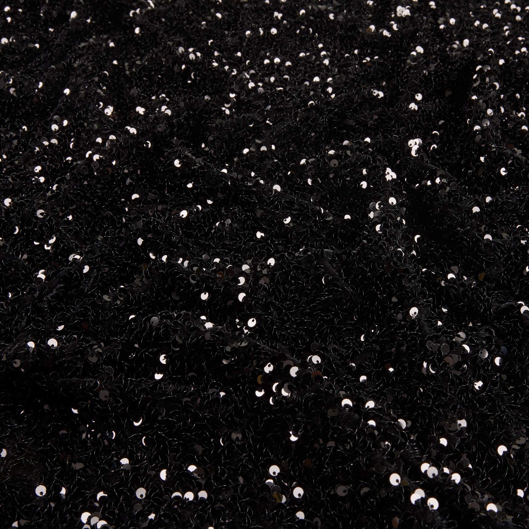 Gold/Black Stretch Velvet Sequin Fabric Cut by The Yard, Glitter Spandex Material โ Ideal for Sewing, DIY, Crafts, Apparel, Decoration, & More