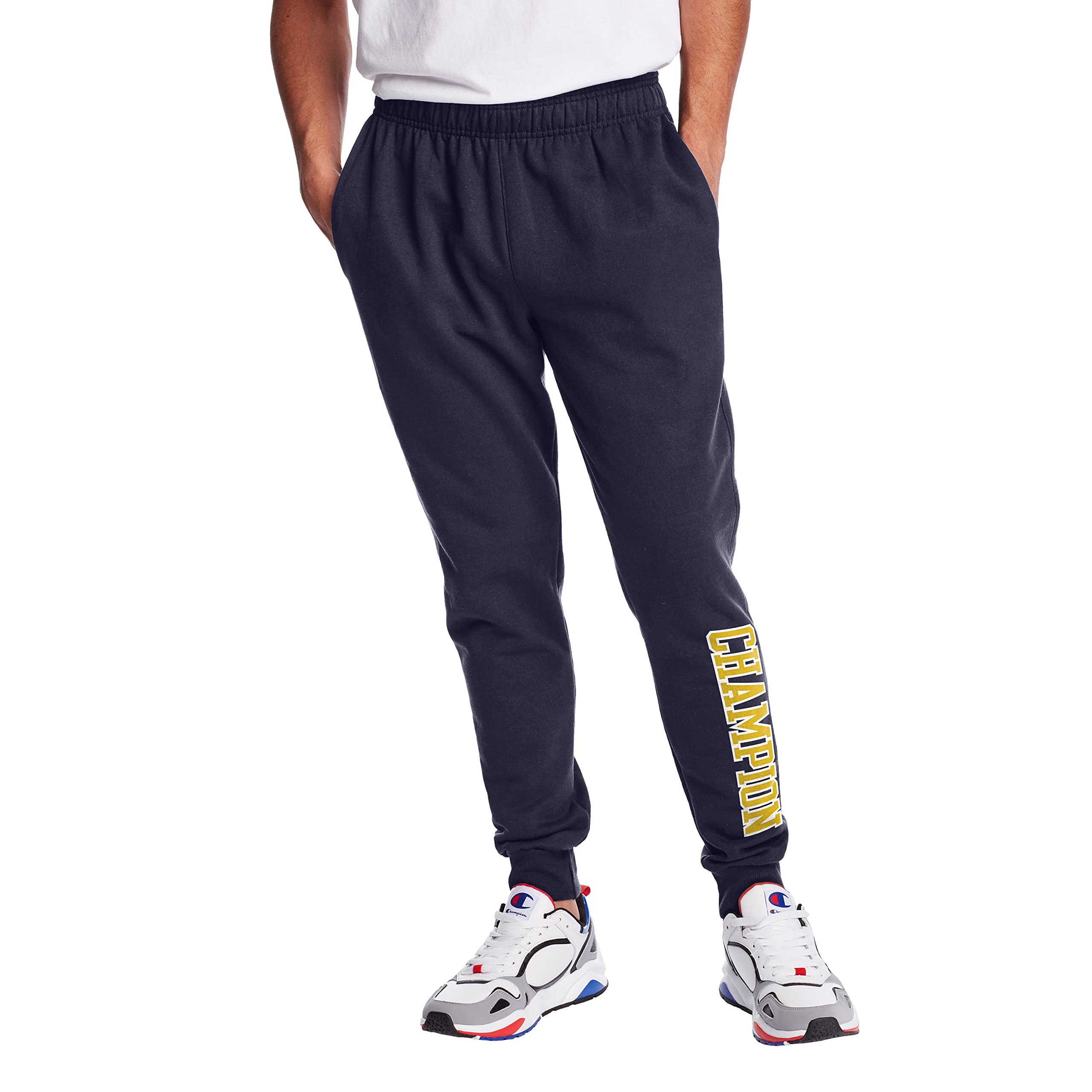 Champion Men's Joggers, Powerblend, Fleece Joggers, Sweatpants for Men (Reg. or Big & Tall)