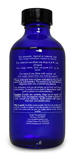 Zongle USDA Certified Organic Oregano Essential Oil, Safe to Ingest, Origanum Minutiflorum, 1 OZ