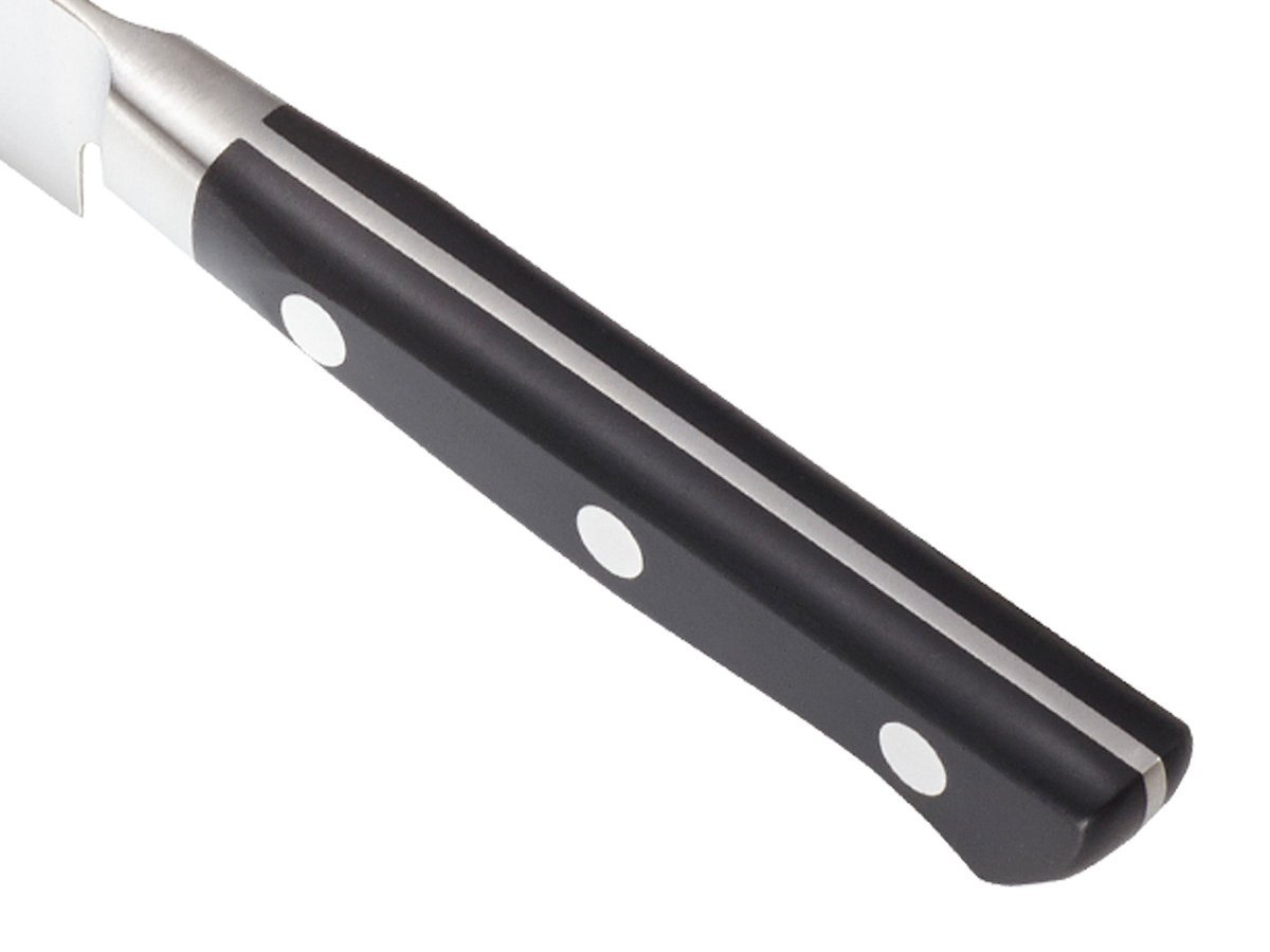 Mercer Culinary MX3 Premium San Mai VG-10 Steel Core Blade Petty Knife, 120mm 5 Inch,Black