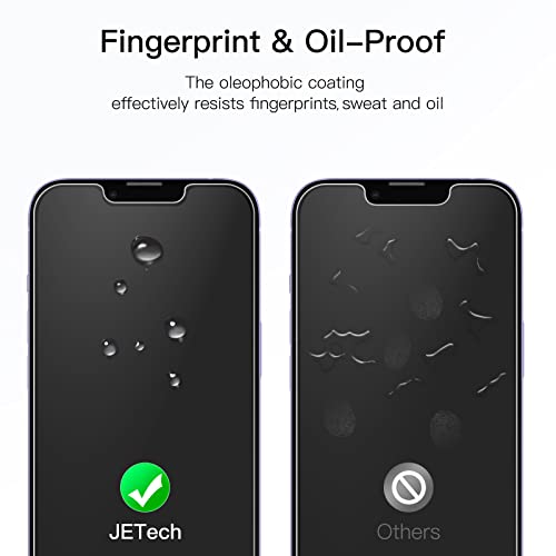 JETech Screen Protector for iPhone 14 Plus 6.7-Inch (NOT FOR iPhone 14 6.1-Inch), Tempered Glass Film, 3-Pack