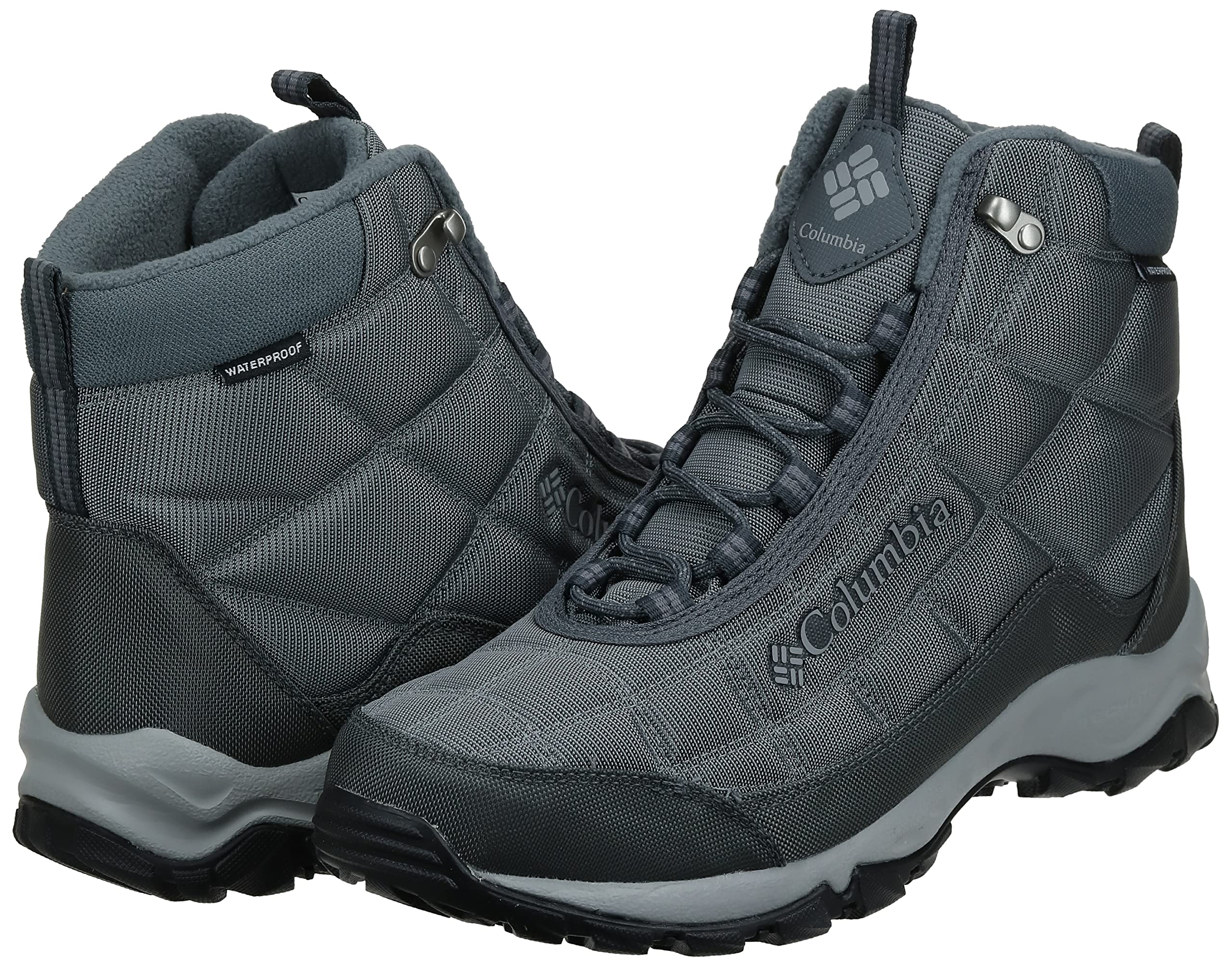 Columbia Men's Firecamp Boot, Titanium Grey Steel/Graphite, 15