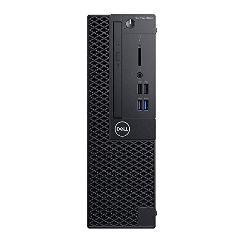 Dell Optiplex 3070 Intel Core i5-9500 X6 3GHz 16GB 256GB SSD Win10, Black (Renewed)