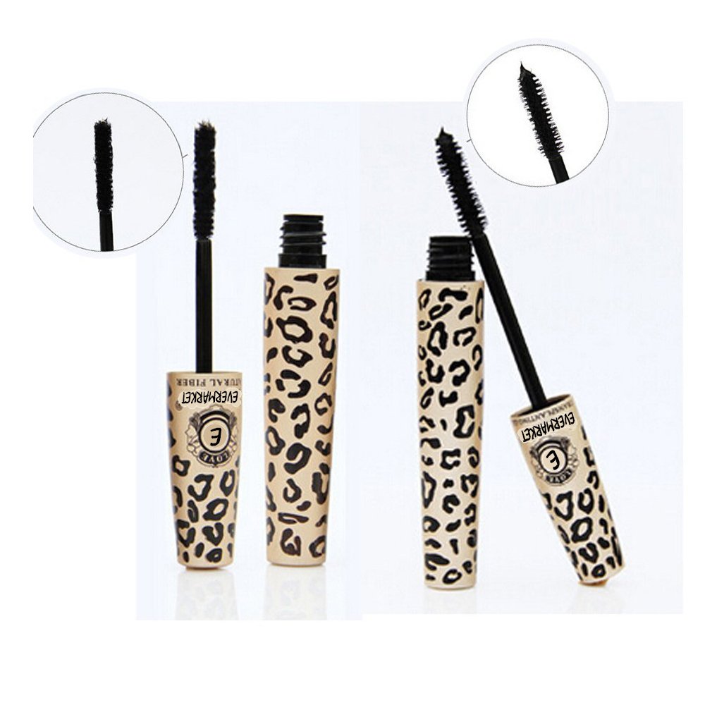 EVERMARKET 2 Sets (4 tubes) Lashes Mascara English Version (Gel & Fiber) Set - Brush on False Eyelashes