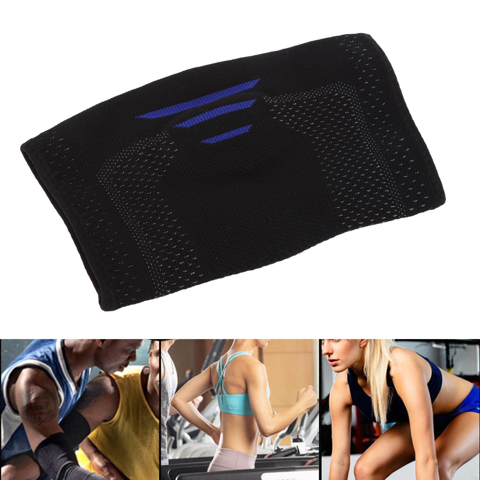 Elbow Brace, Elbow Support Wrap, Silicone Elbow Protector Support, Sports Elbow Protector Support for Injury