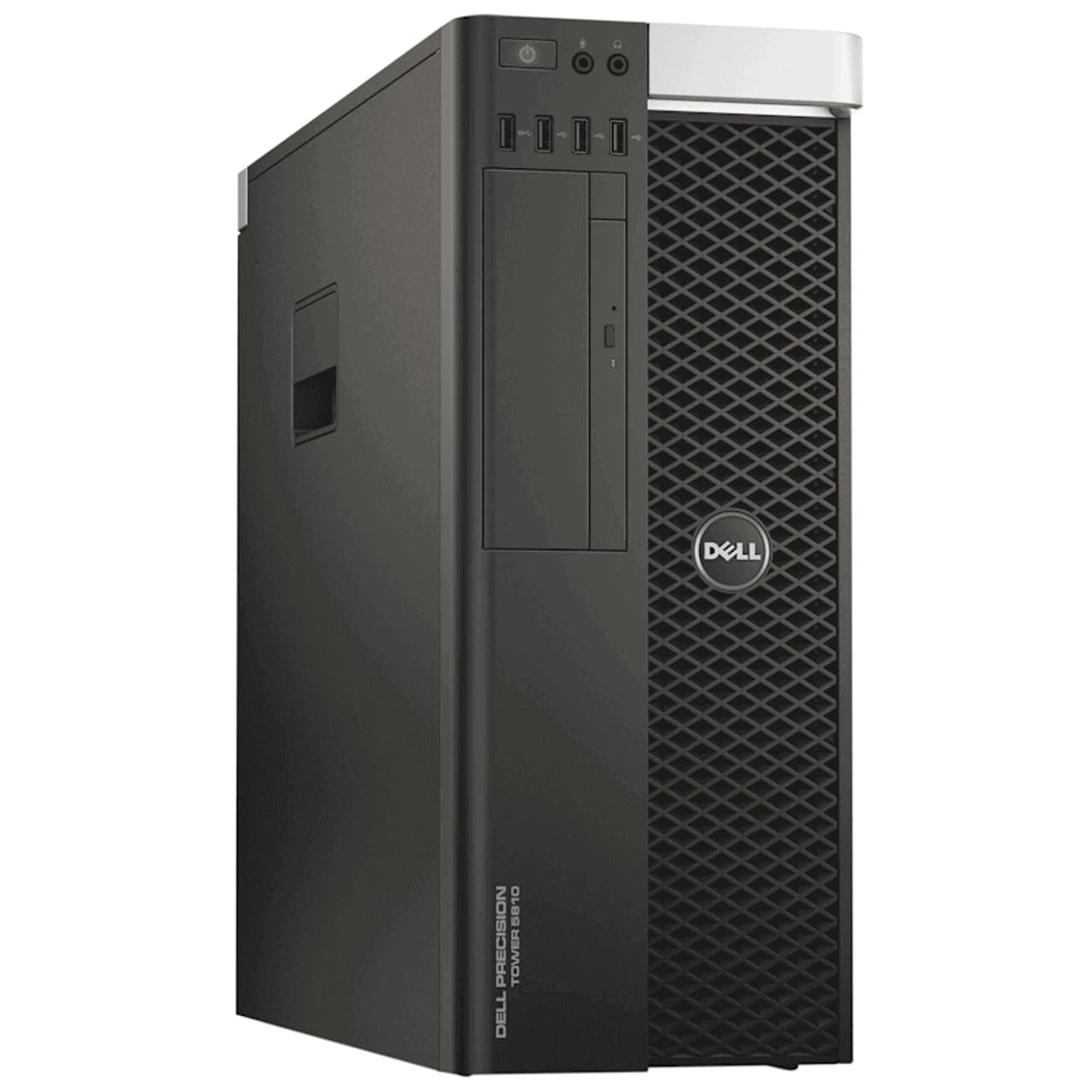 Dell Precision T5810 Mid-Tower Workstation - Intel Xeon E5-2697 v3 2.6GHz 14 Core Processor, 64GB DDR4 Memory, 512GB NVMe SSD, 4TB HDD, Nvidia Quadro K2200 Graphics Card, Windows 10 Pro. (Renewed)