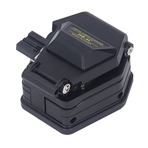 Fiber Cleaver Tool for HB 6C, HB 6C Fiber Optic Tool, Highly Accurate Cutting Angle, with Scale, Stainless Steel Slide Rail, Applicable to 125μm Bare Fiber, D0.25mm and D0.9mm