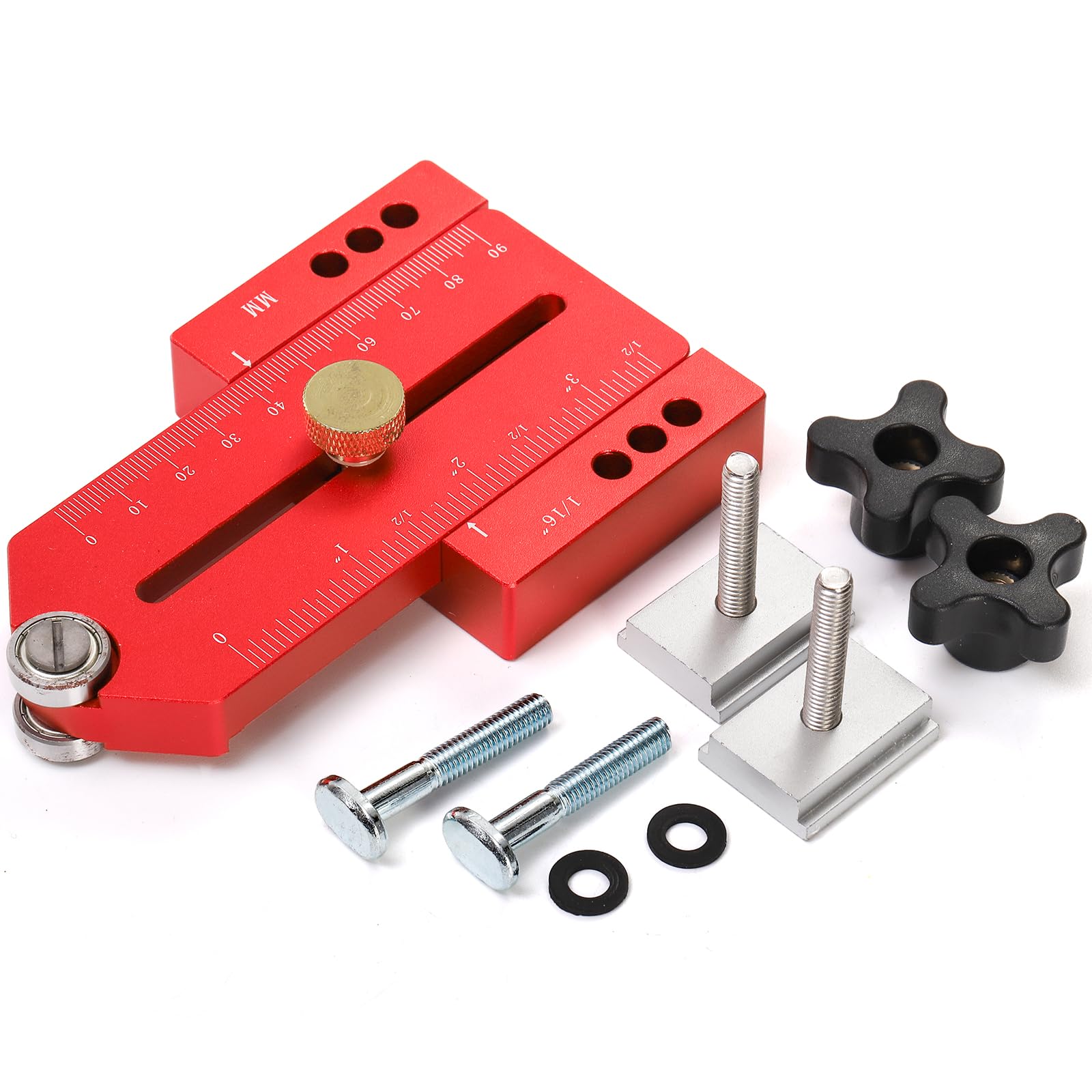 Fasmov Thin Rip Jig Table Saw Jig Guide for Making Repetitive Narrow Thin Strip Cuts Woodworking Tools Fast Thin Ripping Guide for Table Saw Band Saw Router Table, Extended Version
