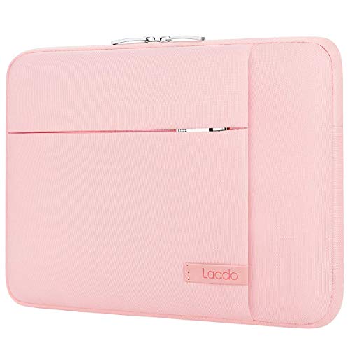 Lacdo Laptop Sleeve Case for 14 inch New MacBook Pro M2 / M1 Pro Max A2779 A2442 2023-2021, 13.5 inch Microsoft Surface Laptop 5 4 3 2 1/13.5" Surface Book 3 2 1 Computer Bag Water Resistant, Pink