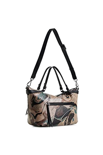 Desigual Accessories PU Hand Bag, Brown