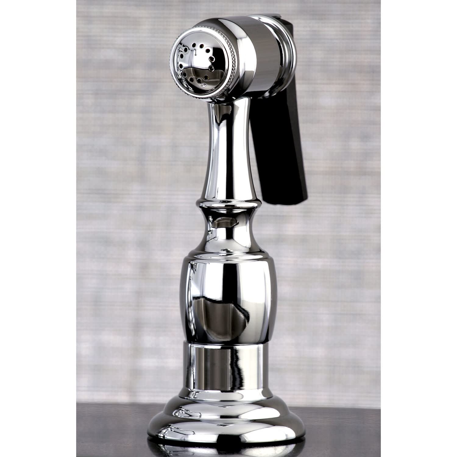 Kingston Brass KB1755BPLBS Bel Air 8 inch Centerset Kitchen Faucet with Brass Sprayer, 8-5/8 inch In Spout Reach, Oil Rubbed Bronze