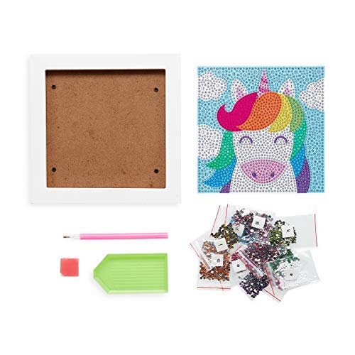 Ooly, Razzle Dazzle DIY Gem Art Kit for Kids, School, Art Projects, Diamond Painting, Rhinestone Craft Mosaic - Unique Unicorn