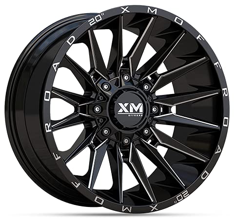 XTREME MUDDER XM-352 20X10-6 5X114.3+5X127 C.B 78.10 GLOSS BLACK MILLED