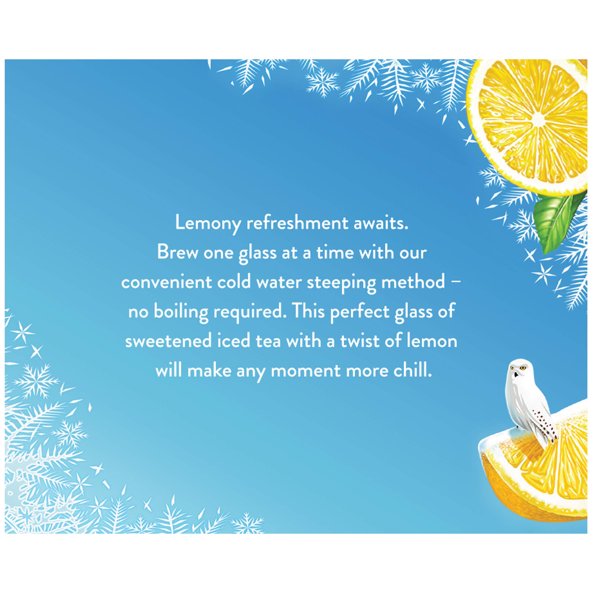 Celestial Seasonings Cold Brew Sweetened With Lemon, 18 Count