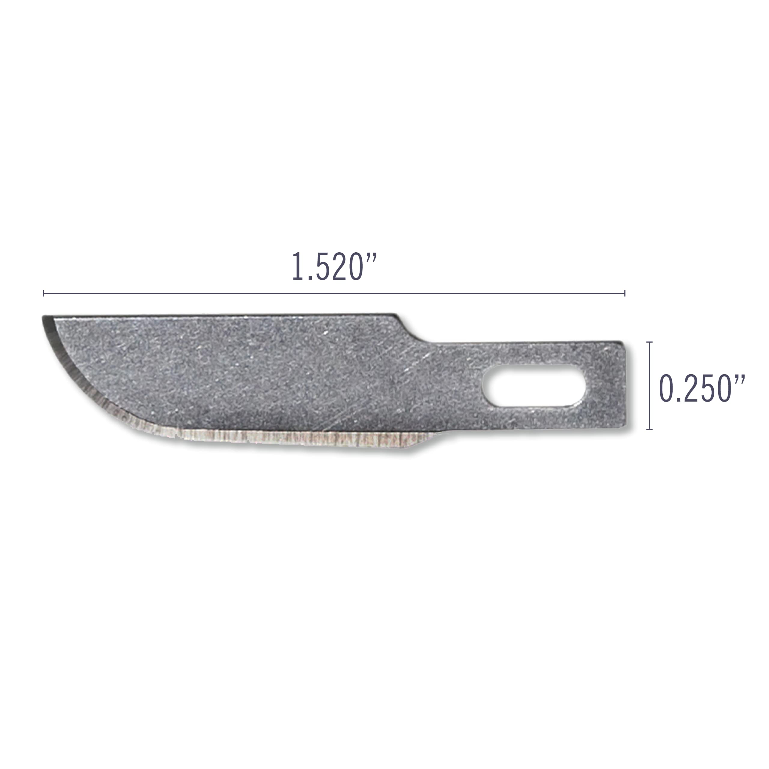 Excel Blades Hobby Replacement Blades, Set of 50 Carbon Steel Blades for Precision Cutting & Trimming, Multi-Purpose Professional, Hobby, and Crafting Tools