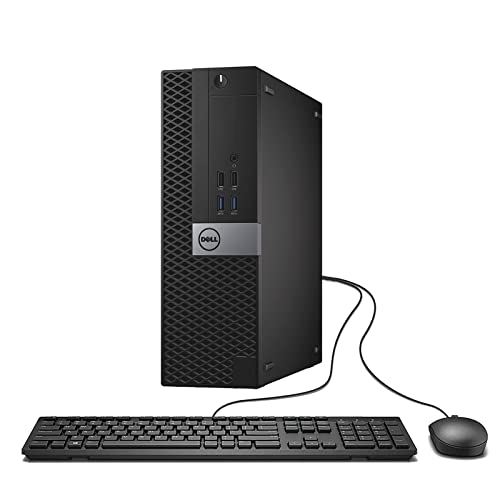 Dell Optiplex 5050 SFF Buisness PC, Intel Quad Core i7-6700 up to 4.0GHZ, 16G DDR4, 256G SSD, DVD, DP, HDMI, WiFi, BT, Windows 10 Pro 64 Bit-Multi-Language Supports English/Spanish/French(Renewed)