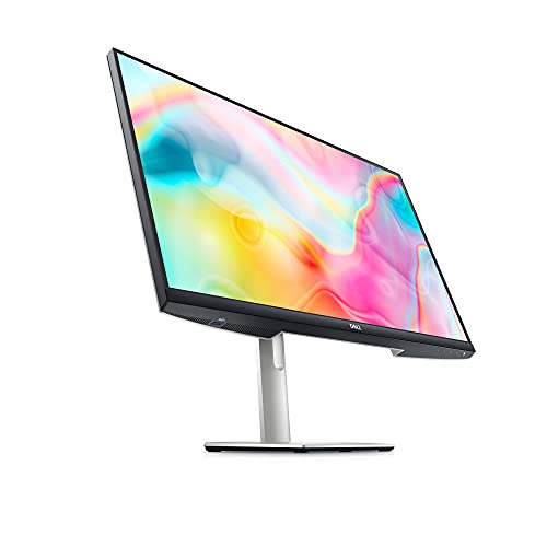 Dell S2722DC Monitor - 27-inch WQHD (2560x1440) 75Hz 4Ms Display, AMD FreeSync, Built in Speaker, USB Type-C Connectivity, Height/Pivot/Swivel/Tilt Adjust - Platinum Silver