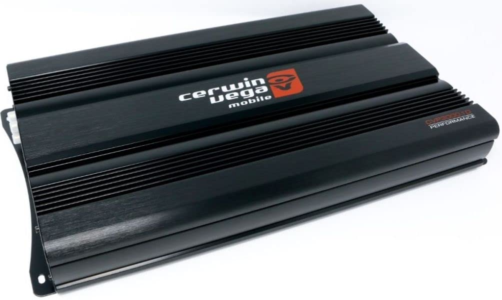 CERWIN-VEGA! CVP 600W RMS 1 Channel Class AB Monoblock Amplifier, High-Power Car Audio Amp with 2-Ohm & 4-Ohm Stability, Enhanced Bass Boost for Superior Car Speakers Performance - CVP3000.1D