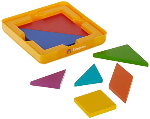 Osmo - Genius Tangram for iPhone, iPad & Fire Tablet - Ages 6-10 - Use Shapes/Colors to Solve for Visual Puzzles (500+) Educational Learning Games - STEM Toy Gifts - Boy & Girl (Osmo Base Required)