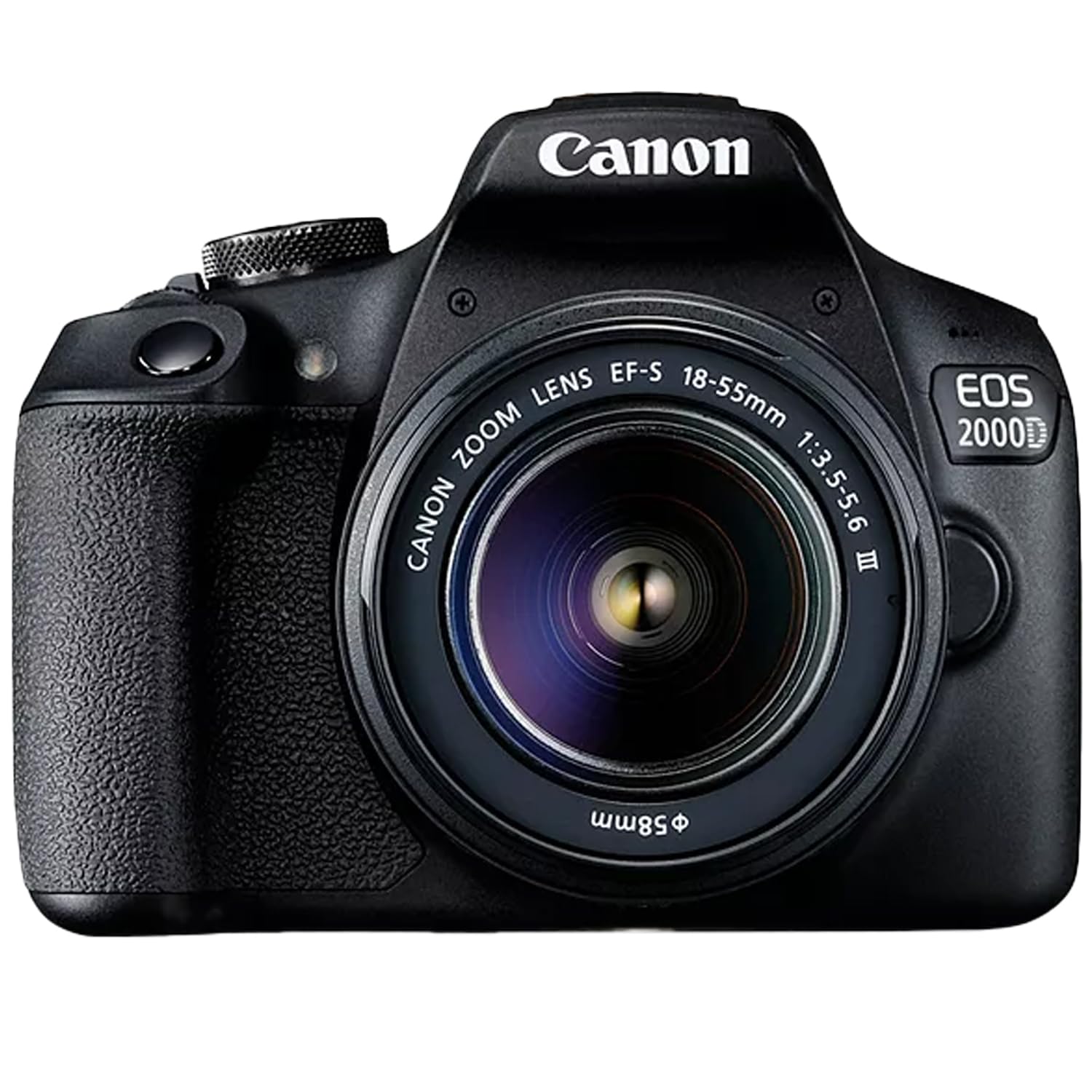 Canon EOS 2000D (Rebel T7) DSLR Camera with 18-55mm Lens + 32 GB Memory + Spare High Capacity Replacement Battery + Filters + Tripod + Mini Tripod + More (24 pc Bundle)