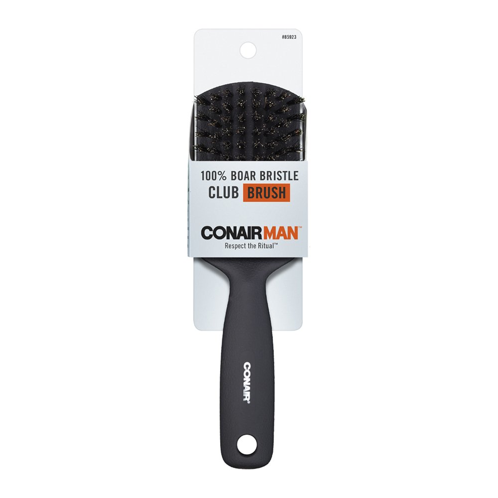 Conair Man 100% Boar Bristle Club Brush