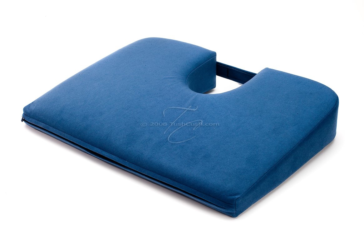 Extra Firm Extended Tush Cush Seat Cushion 15"x20" Navy