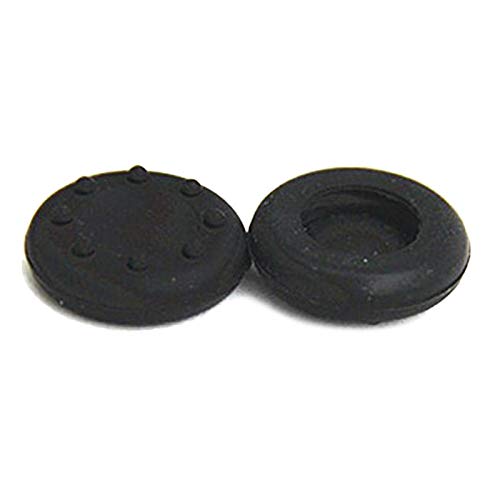 Neuvikter 4 Pcs for PS4 PS3 PS2 Xbox 360 ONE Controller Rubber Silicone Cap Thumbstick Thumb Stick X Cover Case Skin Joystick Grip Grips (Black)