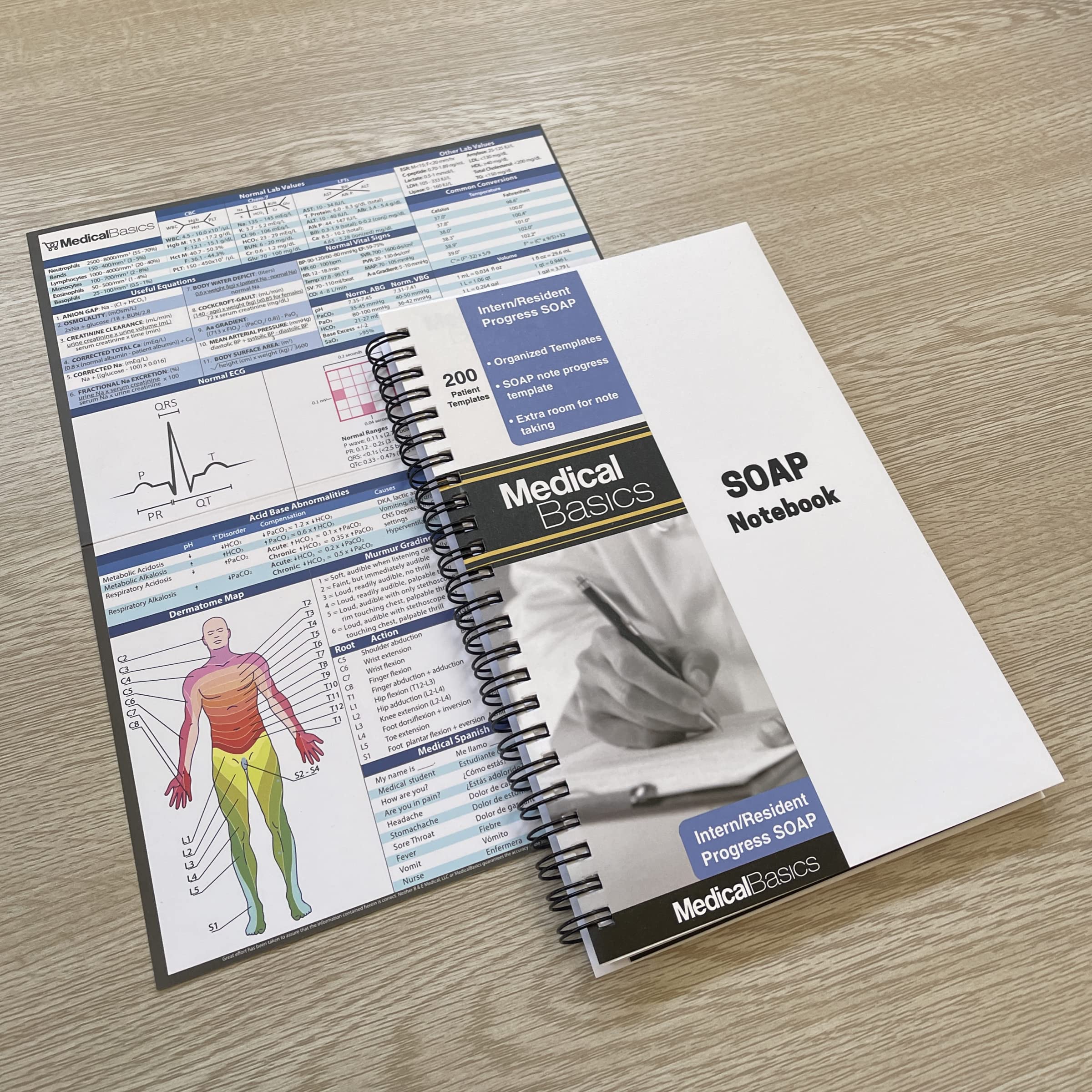Inpatient Progress SOAP Notebook for Interns and Residents – Medical History and Physical Notebook, 200 Patient Templates for Inpatient Rounds