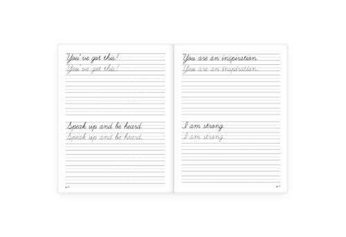 The Cursive Handwriting Workbook for Teens: Learn the Art of Penmanship in this Cursive Writing Practice book with Motivational Quotes and Activities for Young Adults and Teenagers