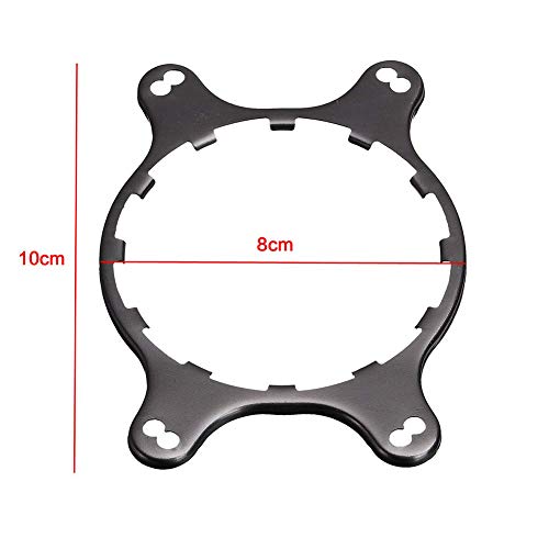 CfoPiryx CPU Cooler Fan Bracket Heatsink Holder AM4 Mounting Bracket Kit, CPU Fan Bracket Stable Radiator Mount for Corsair Hydro Series H55 H60 H75 (Black)