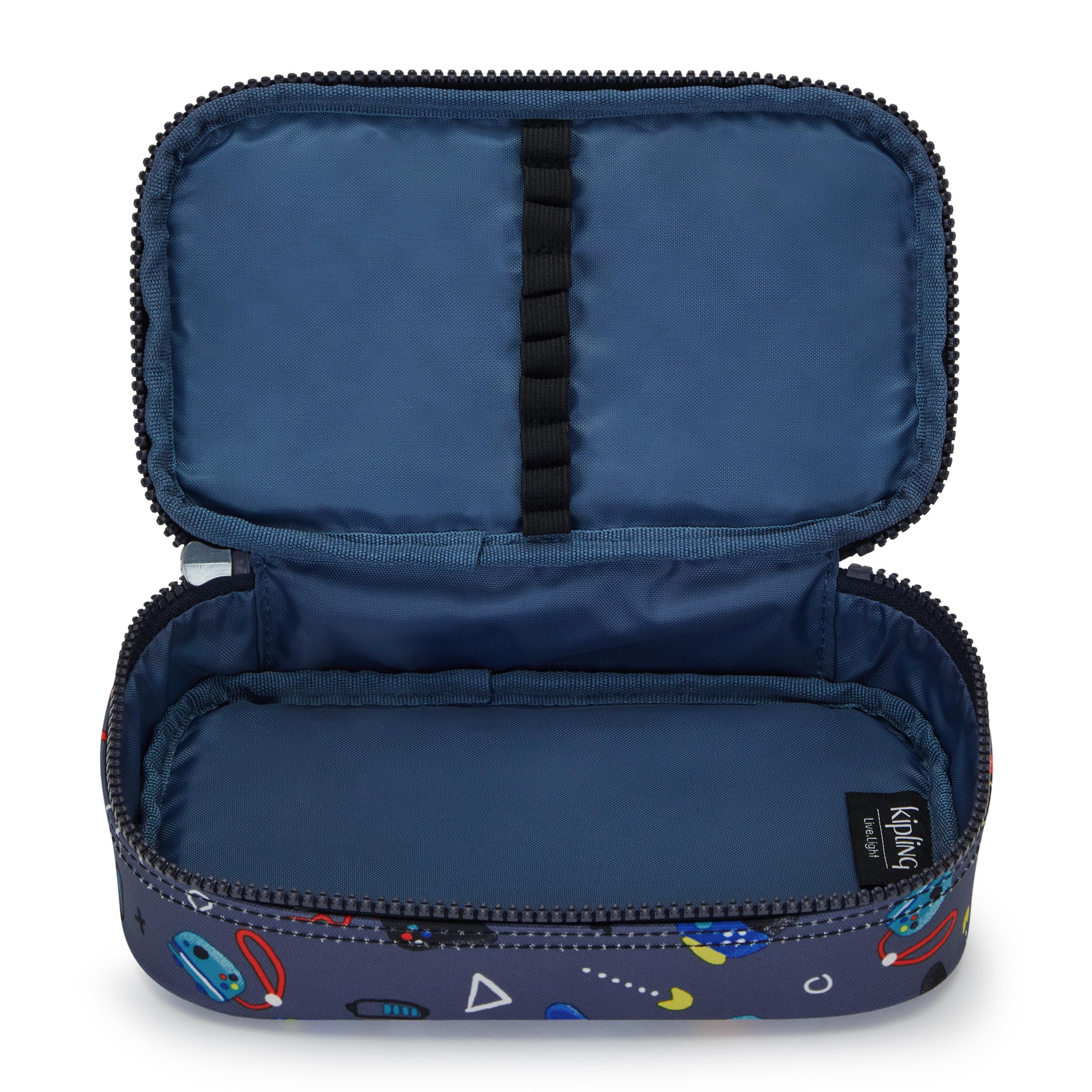 Kipling 50 PENS Medium pencase, Pouches, Cases, Gaming Grey, Grey, 50 PENS