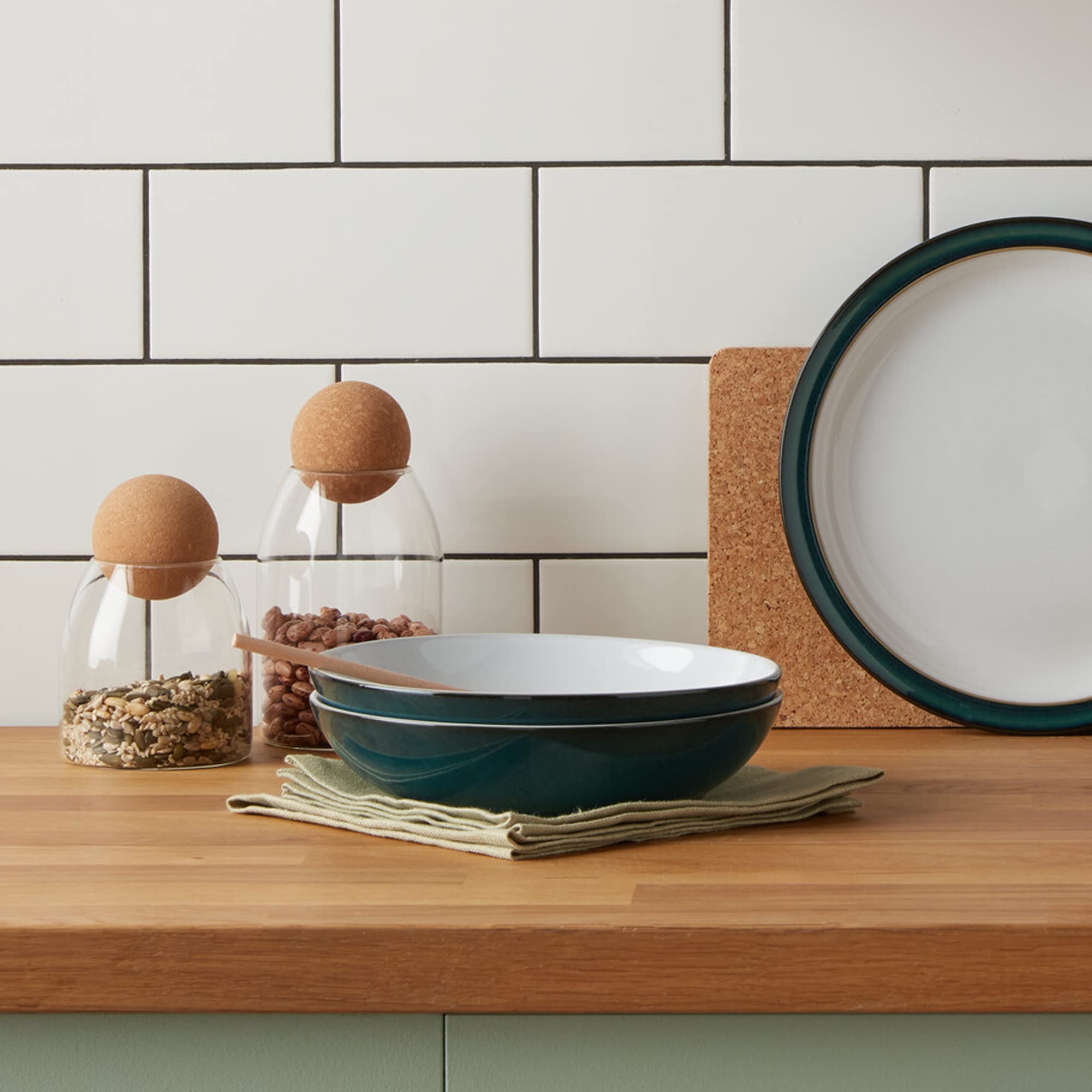 Denby Greenwich Pasta Bowl Set of 2