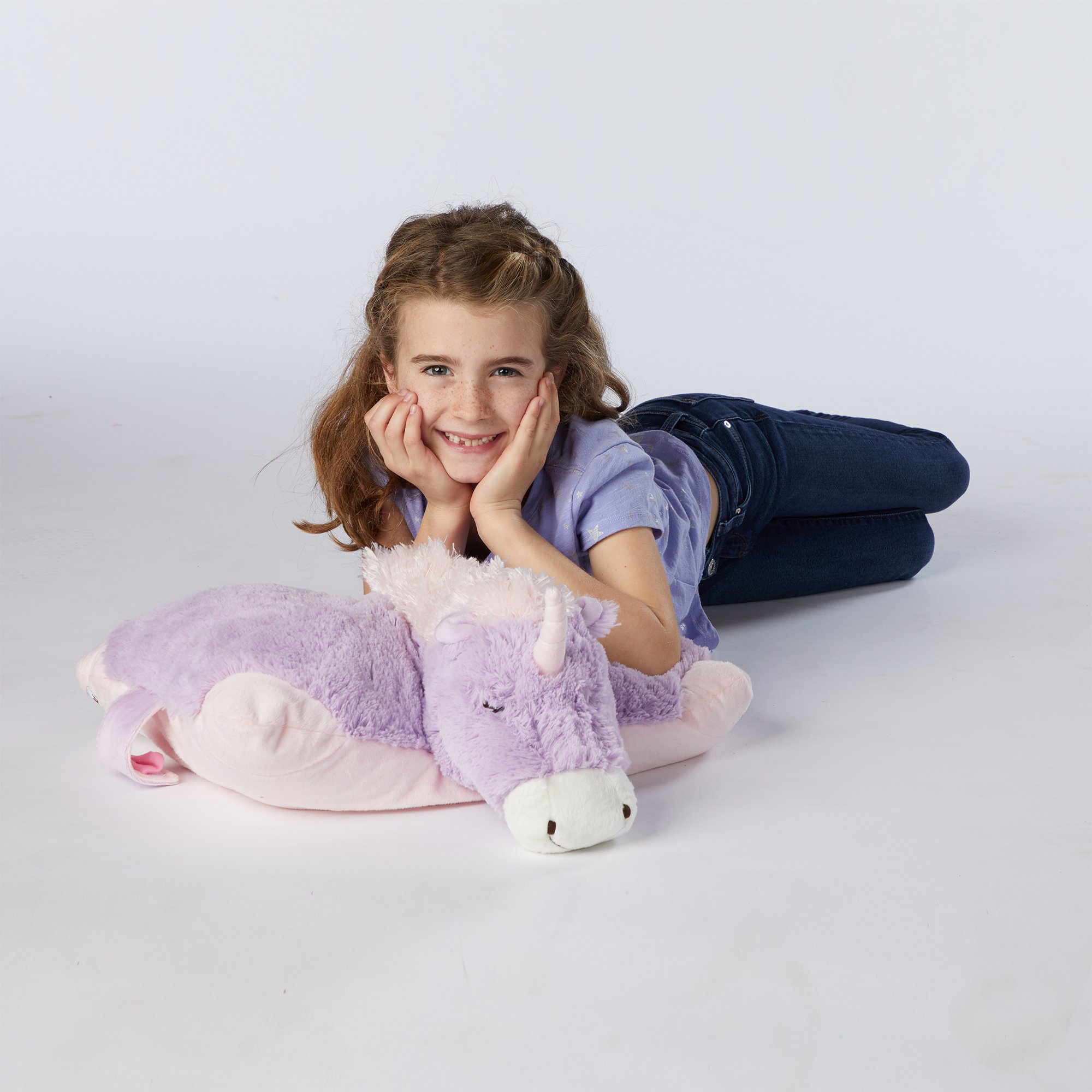 Pillow Pets Originals Magical Unicorn, 18" Stuffed Animal Plush Toy