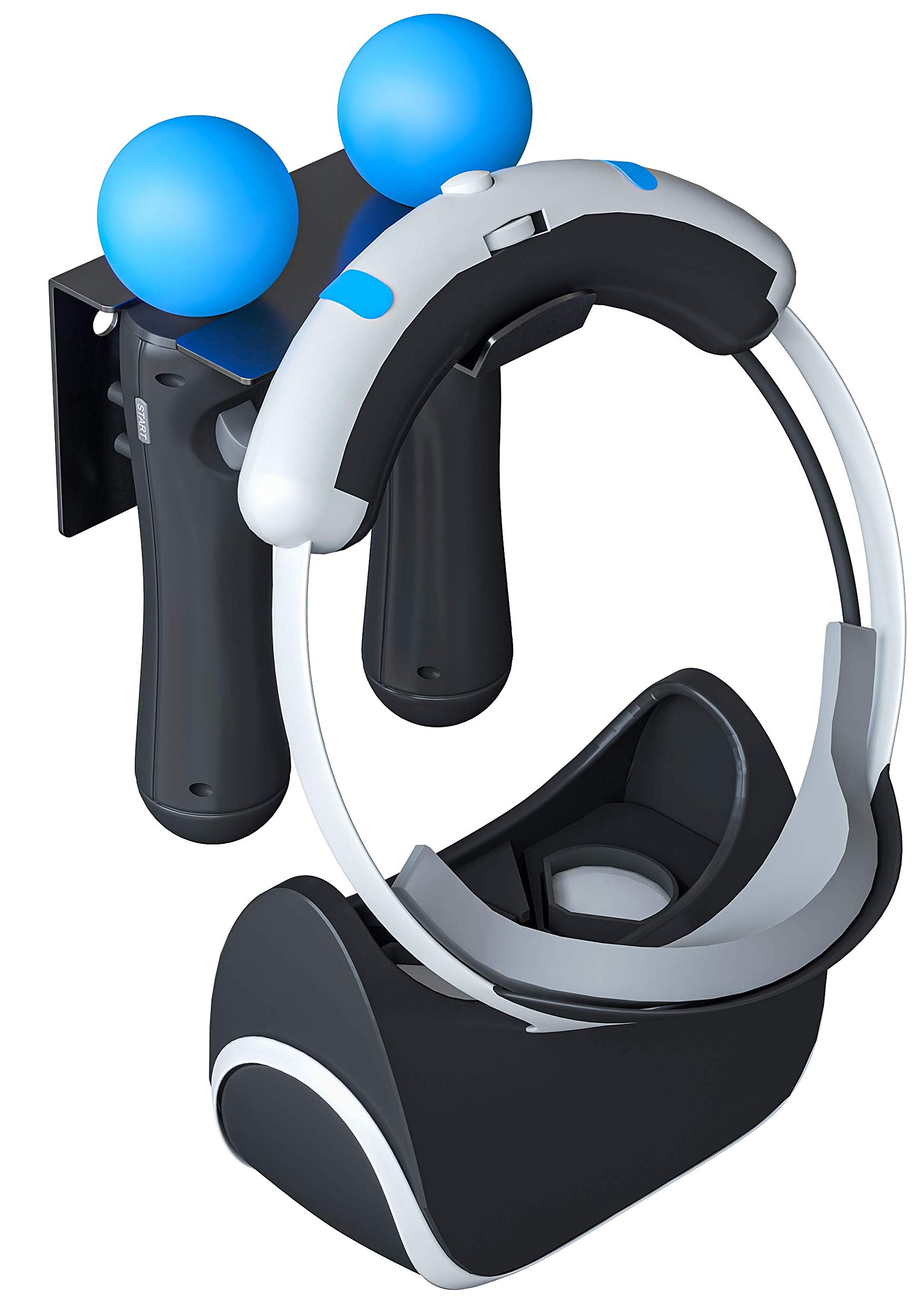 Skywin PSVR Wall Mount - Compact, Scratch Resistant Stand for PS4 VR Headset and Move Controllers