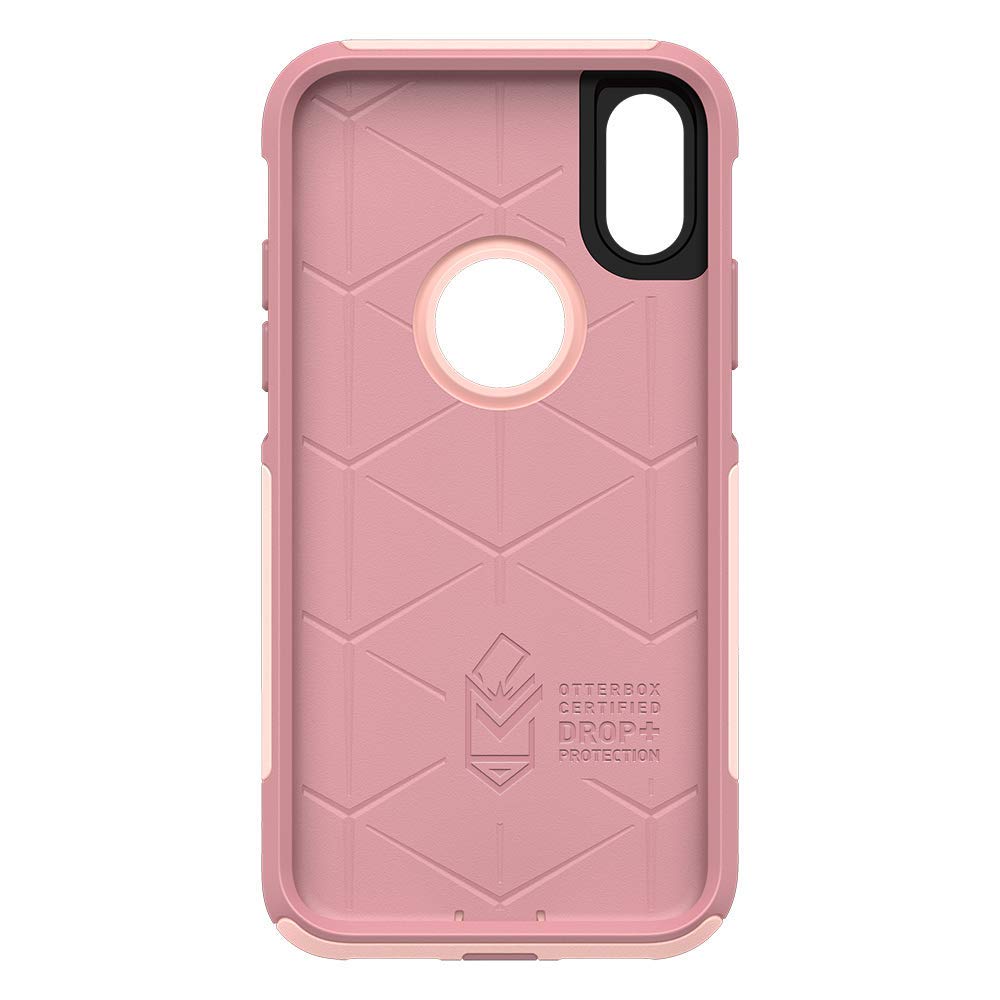 OtterBox iPhone Xs AND iPhone X Commuter Series Case - BALLET WAY (PINK SALT/BLUSH), slim & tough, pocket-friendly, with port protection