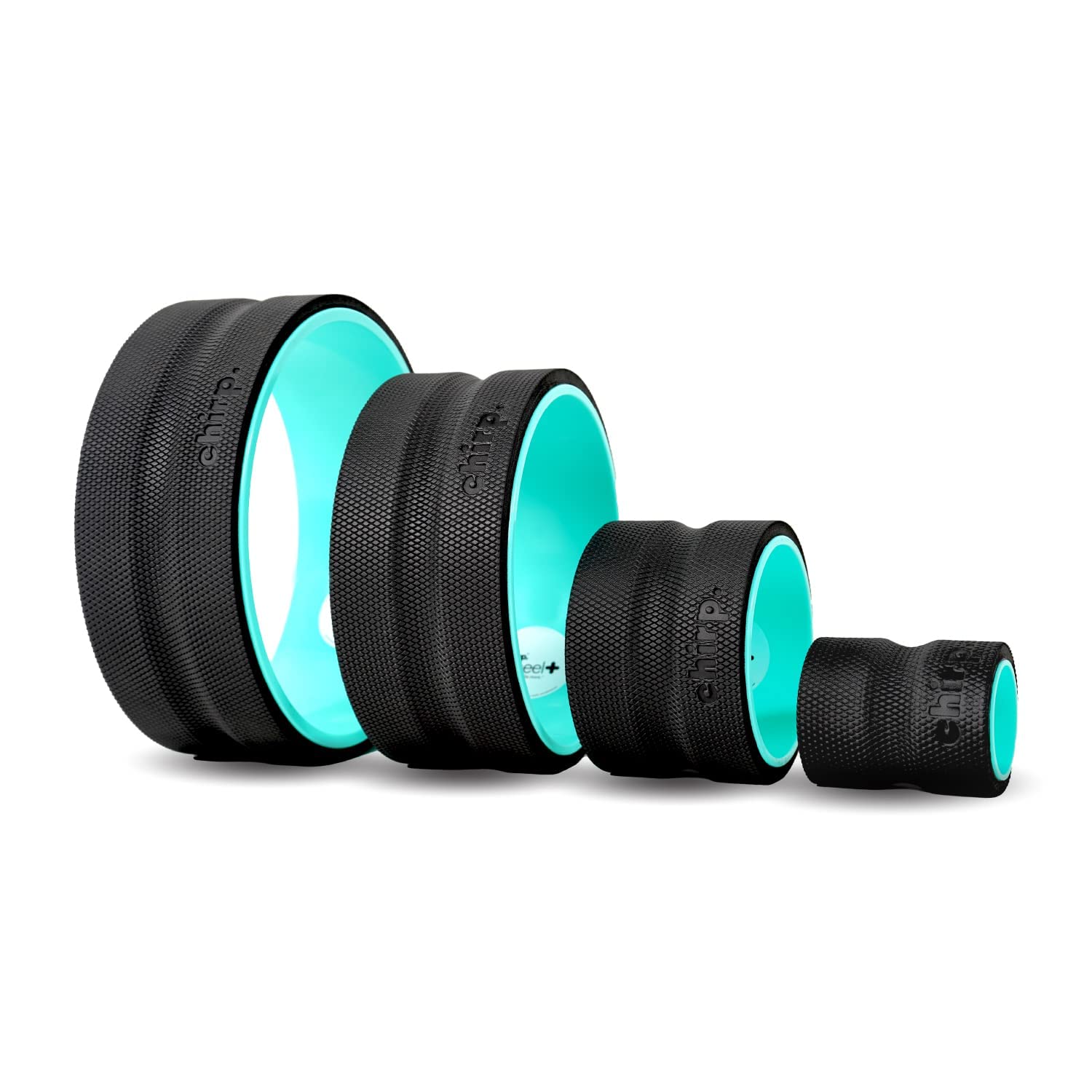 Chirp Wheel+ Foam Roller and Cloud Peanut Mobility Ball - for Pain Relief, Physical Therapy, & Deep Tissue Massage