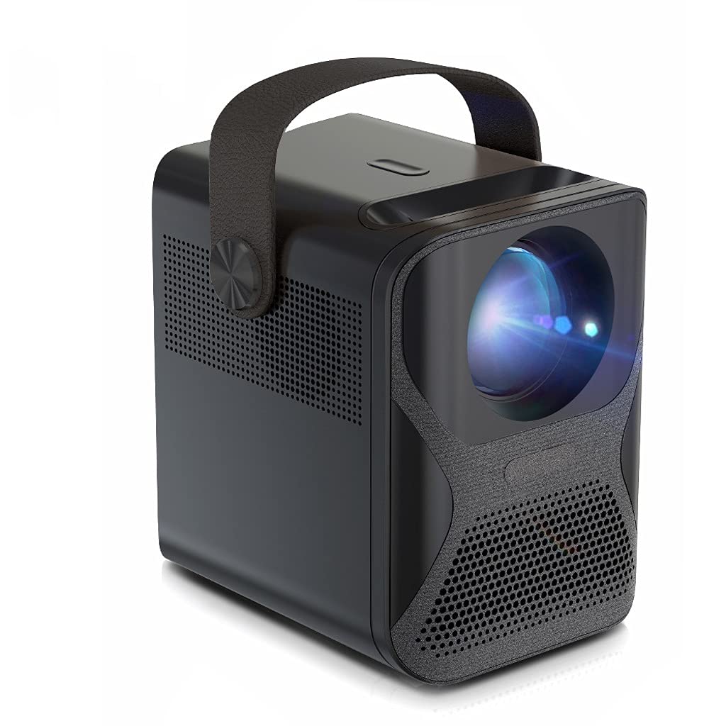 FZZDP Full Projector 1920x1080P Mini Projector for Home Theater Phone LED Video Beamer 4k Decoding 7800mAH ( Size : ET30 )