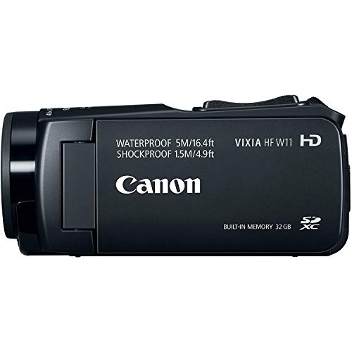 Canon VIXIA HF W11 Video Camera Camcorder with Built-in Memory (32GB), Waterproof, Shockproof, 40X Optical and 60X Dynamic Zoom