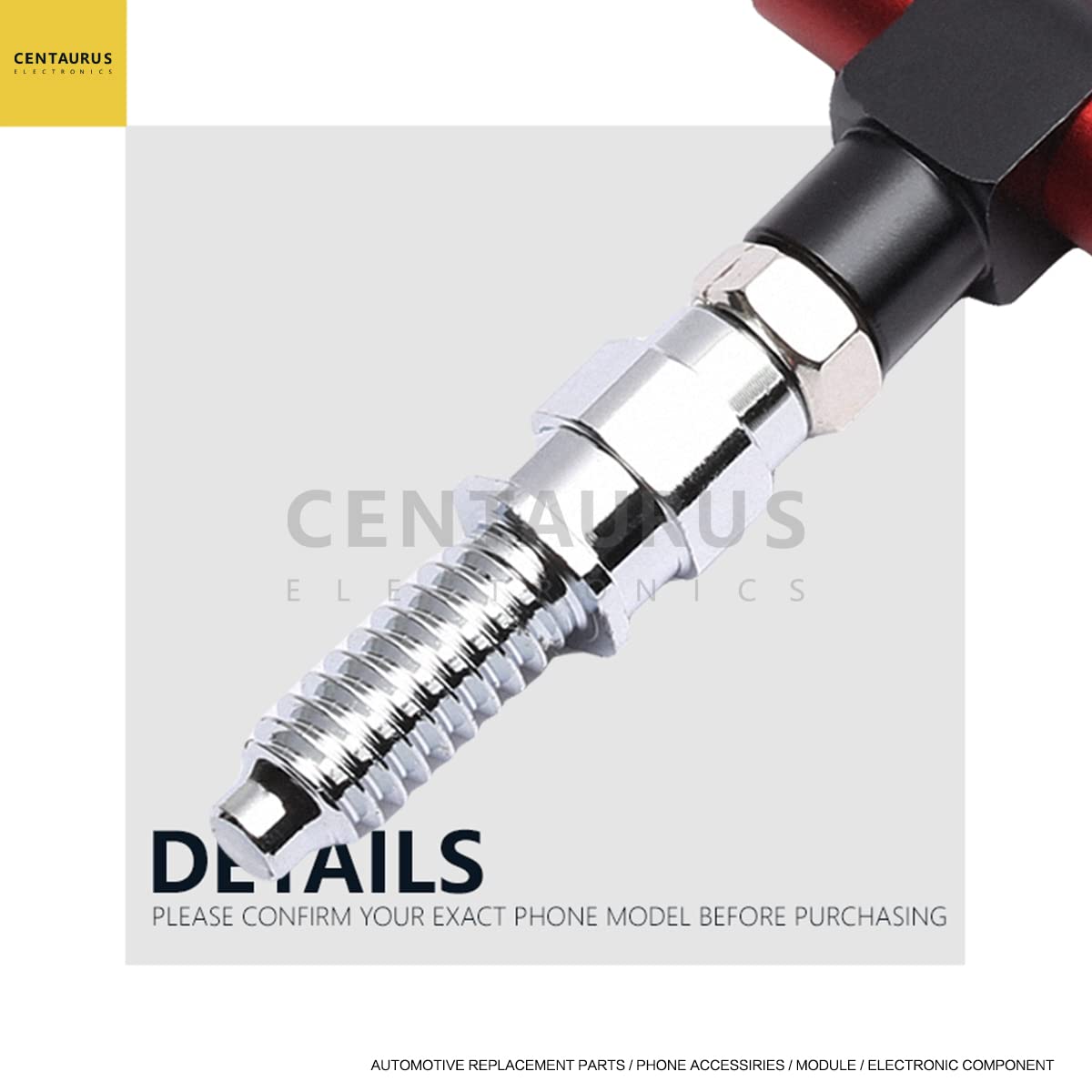 CENTAURUS Track Racing Style Tow Hook Towing Eye CNC Aluminum Screw On Front Rear Bumper Replacement for 3 Series E36 E46 E90 E91 E92 E93 318 320 323 325 328 330 335 M3 1992 to 2012 (Red)