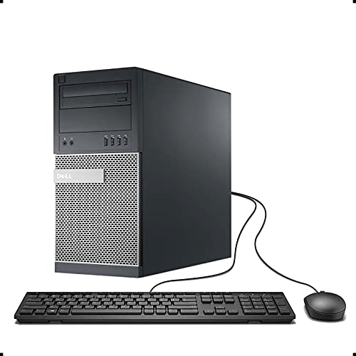 Dell Optiplex 790 Tower Premium Flagship Business Desktop Computer PC (Intel Quad-Core i7-2600 up to 3.8GHz, 8GB DDR3 RAM, 1TB HDD, DVD, Windows 10 Professional) (Renewed)