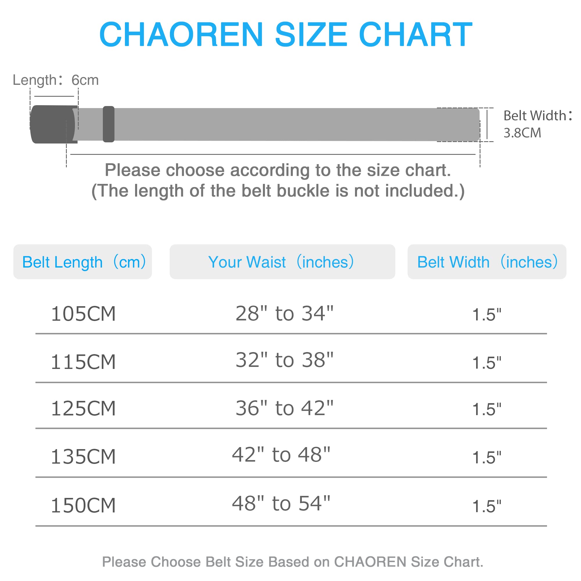 CHAOREN Stretch Elastic Belts for Men, 1.5" Nylon Military Web Belt with Plastic Buckle, TSA Approved Belts Metal Free