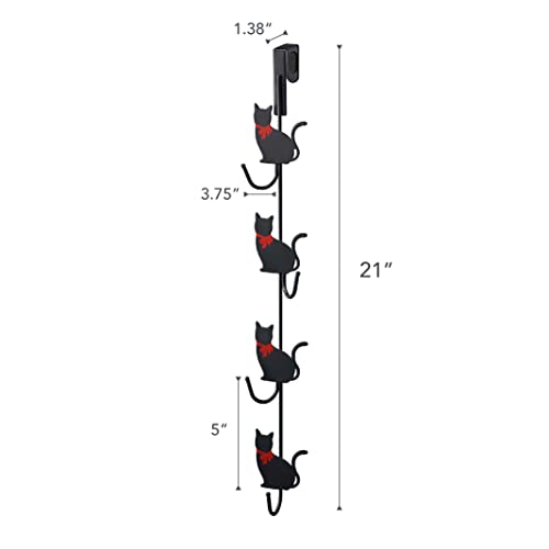 Yamazaki Home Kitten Over-The-Door Hook, Steel, Over-The-Door, No Assembly Req.