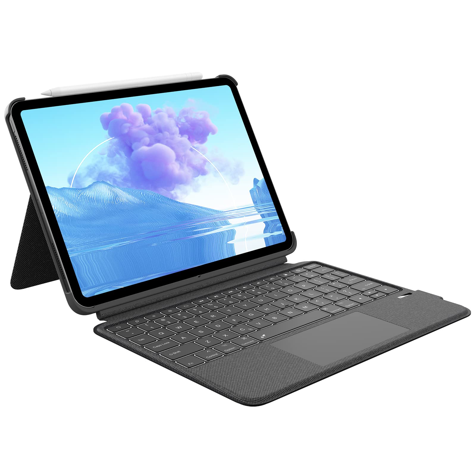CHESONA Magnetic Detachable iPad Pro 11-inch Case (4th Gen - 2022), Multi-Touch Trackpad, 7-Color Backlit, Bluetooth Keyboard with Kickstand for iPad Pro 11 4th/3rd/2nd/1st Gen, Air 5/4